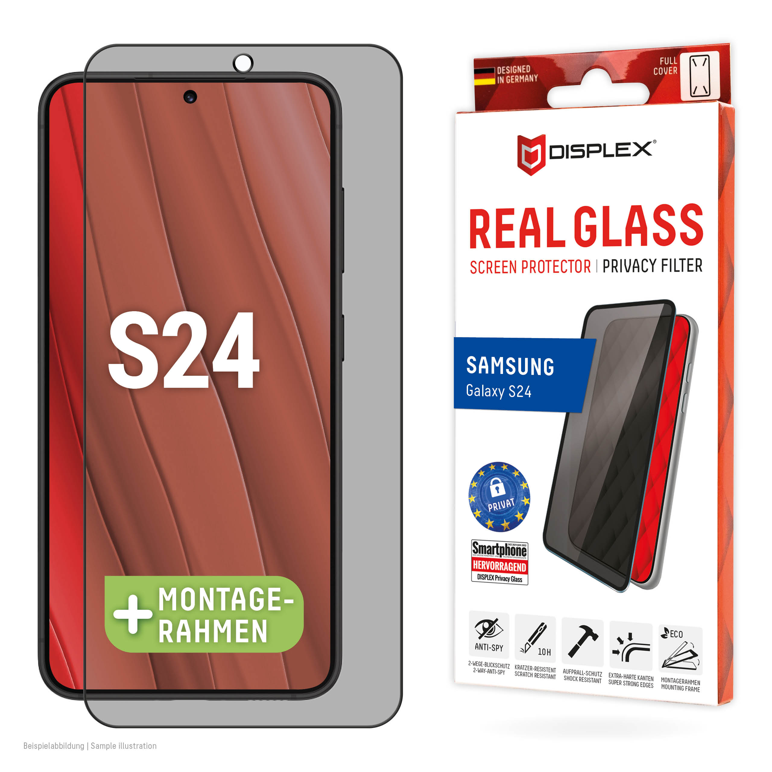 Samsung Galaxy S24 Privacy Panzerglas | DISPLEX®